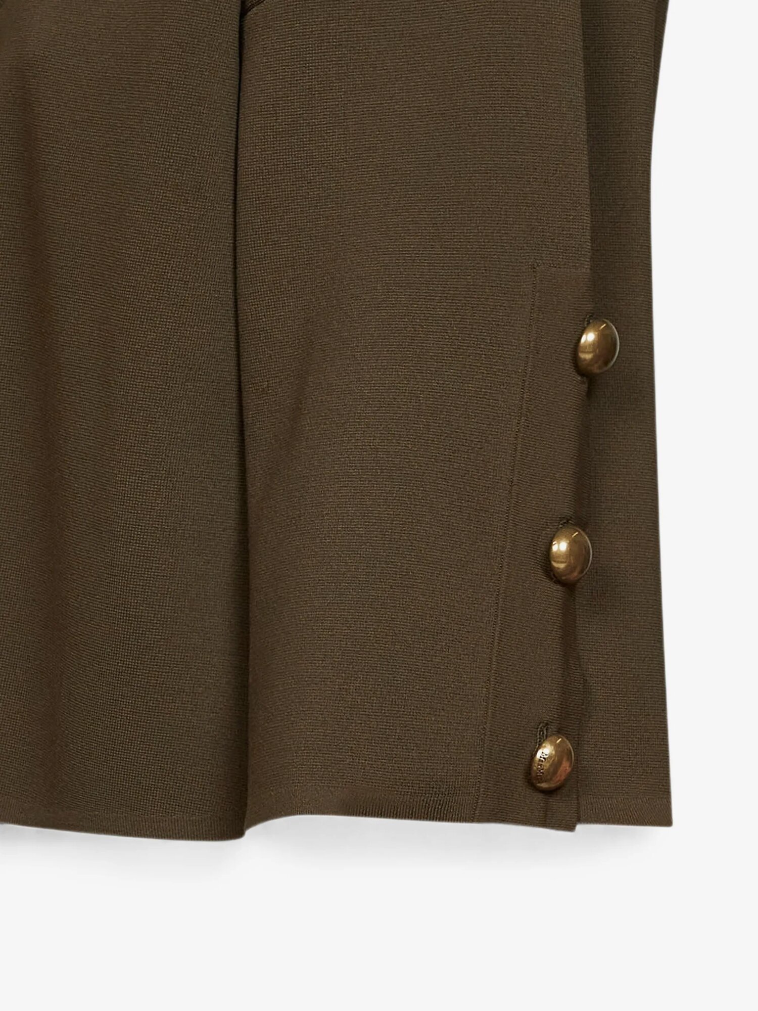Свитер Max Mara Button-detail V-neck sweater, размер 38, , green — фото 1