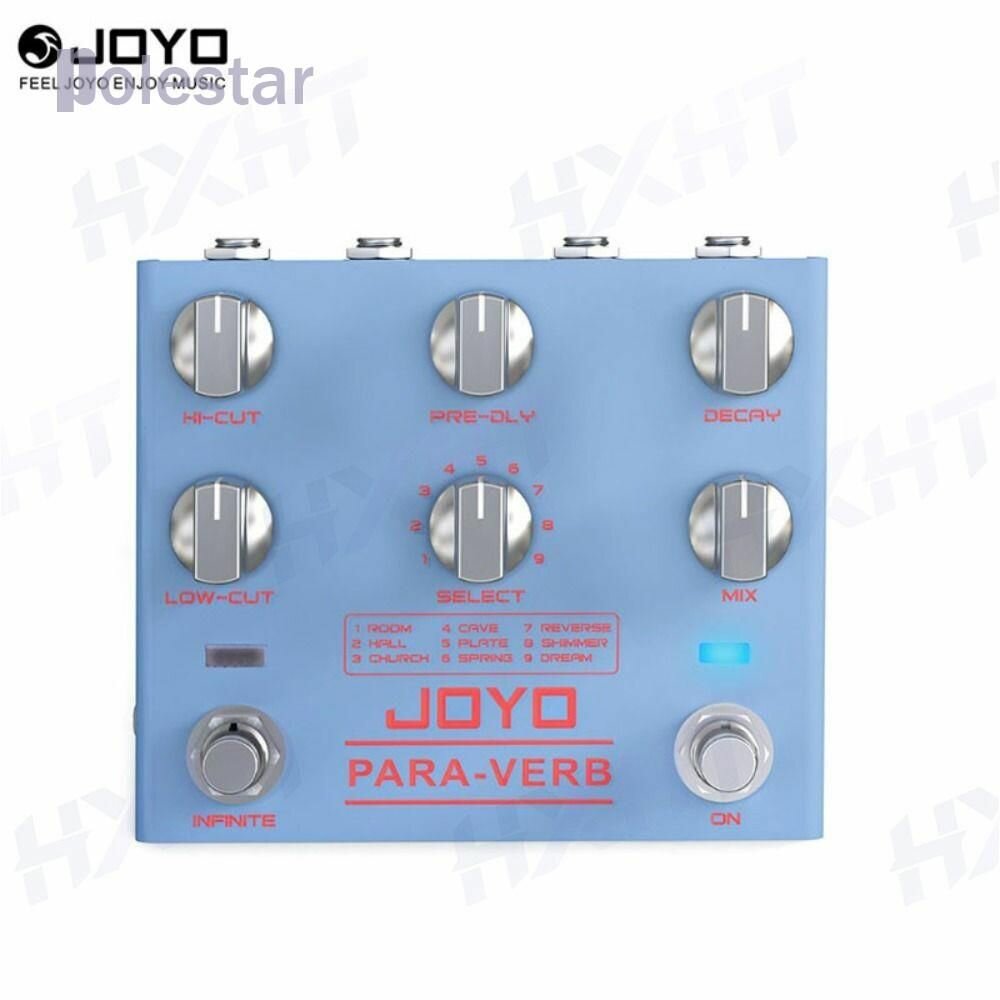 Joyo R-31 Para-Verb педаль реверберации для гитары, стерео вход/выход, эффекты ревербератора