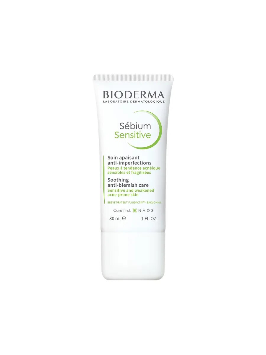 Bioderma Sebium Увлажняющий успокаивающий Сенситив крем для