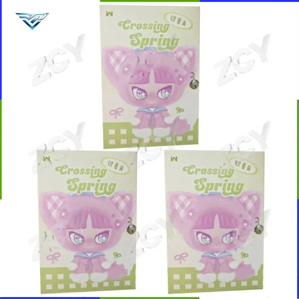 INN Crossing The Spring Плюшевая Кукла в Слепой Коробке с Съемной Шляпой и Эксклюзивными Креативными Прическами