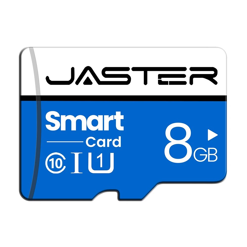 JASTER карта памяти microSD 128ГБ белая 8 GB