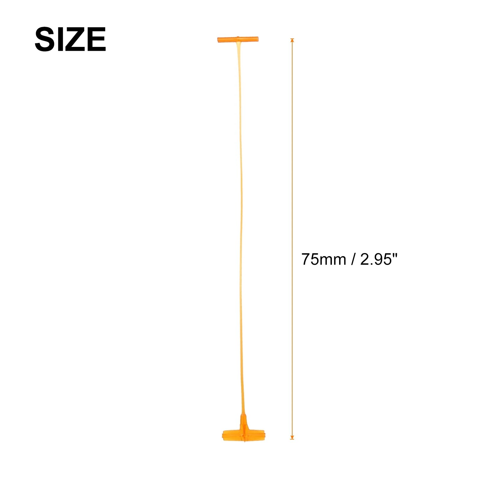 Пластиковые застежки UXCELL 3 Inch Orange Red