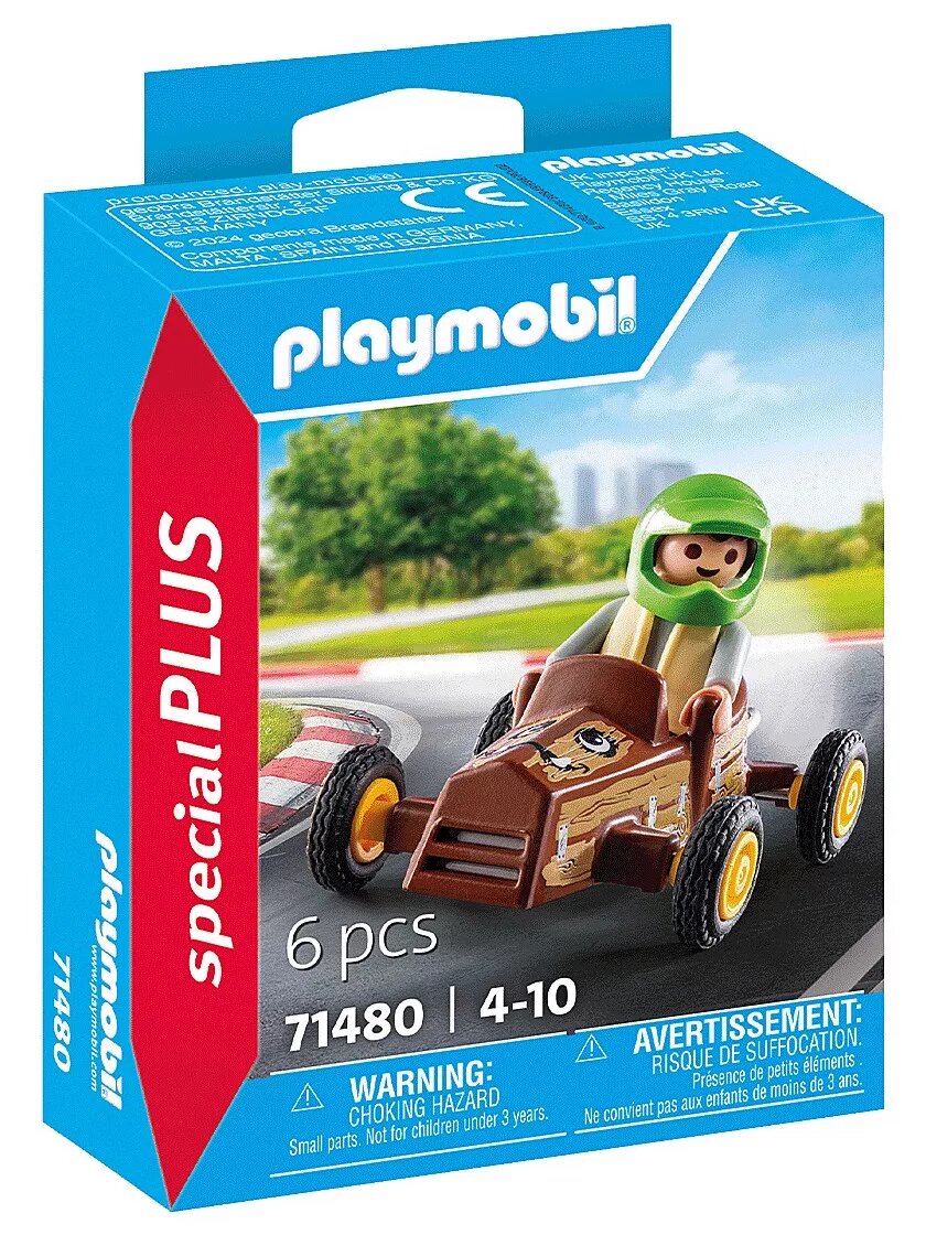 Кукла Playmobil Mobigo S25 в слепой упаковке: персонаж 71480 Ребенок на картинге, коллекционная игрушка для детей