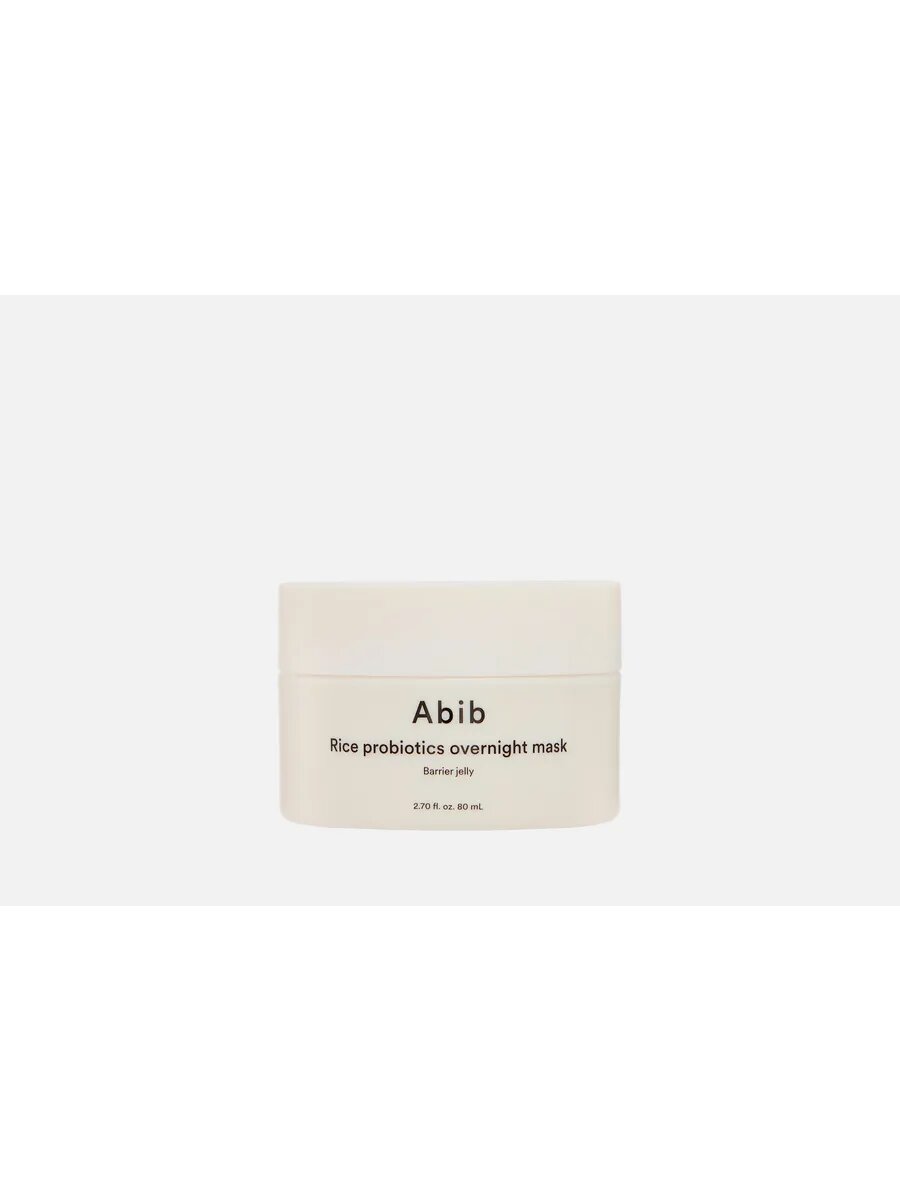 ABIB Rice probiotics overnight mask Barrier jelly Ночная маска для лица с рисом и пробиотиками 80 мл