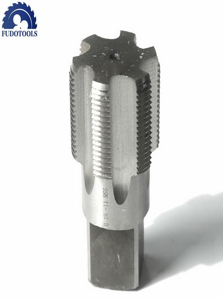 HSS6542 м-р Метчик G1-1/2"-11 трубный цилиндрический, (11 ниток/дюйм) FUDO