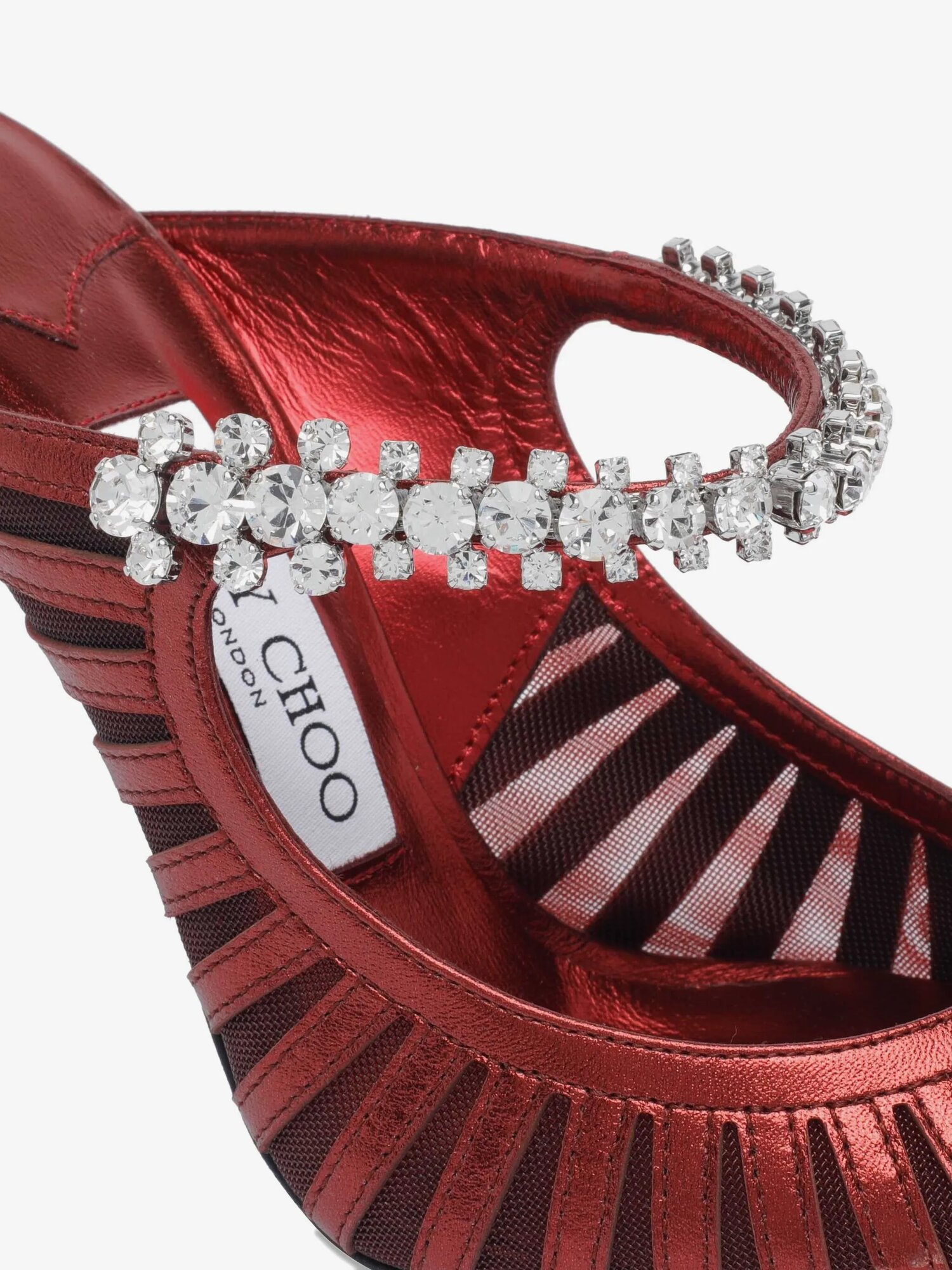 Мюли JIMMY CHOO Bing 100, размер 40, красный — фото 1