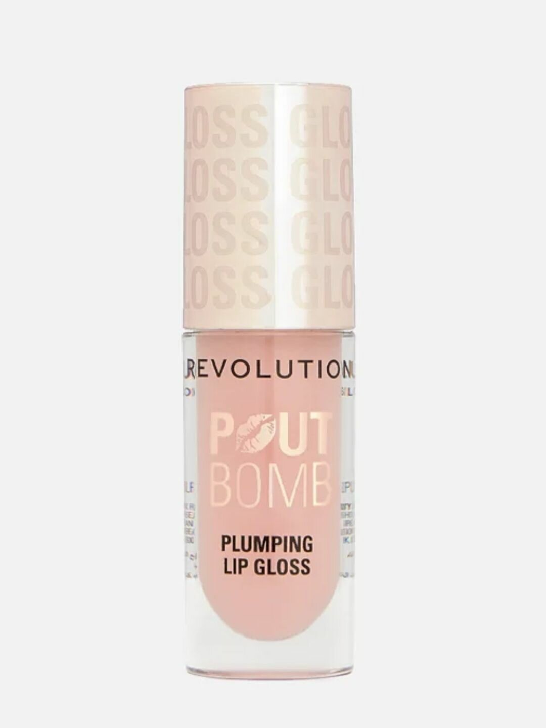 Блеск для губ MAKEUP REVOLUTION pout bomb plumping gloss Milky Sheer Holo