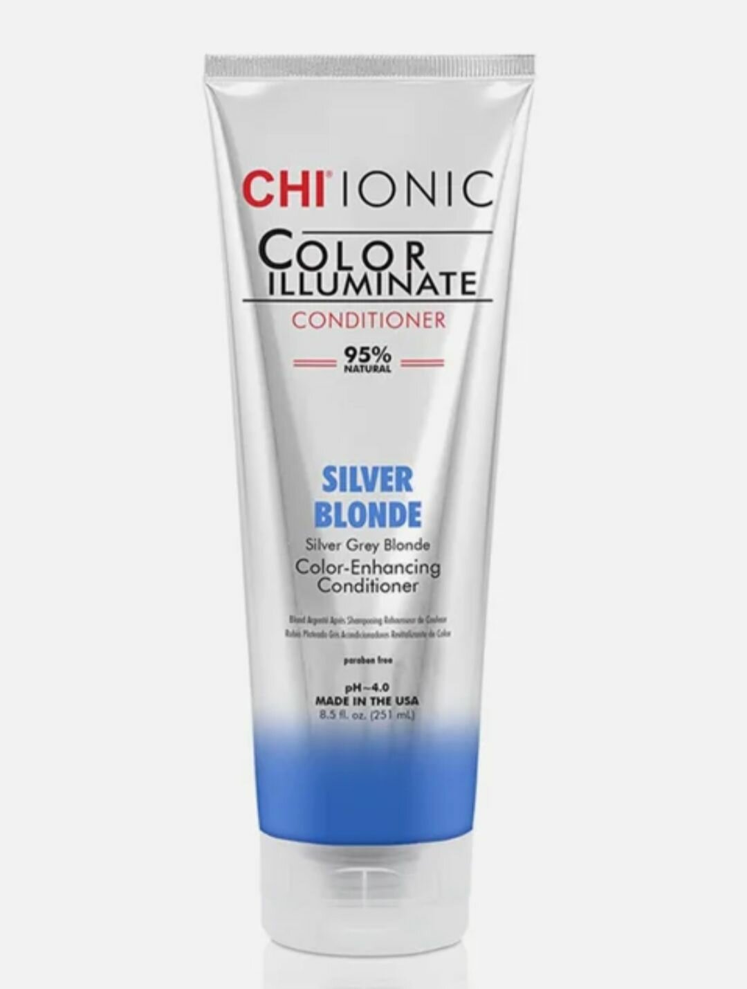 Кондиционер оттеночный, серебристый блондин CHI color illuminate conditioner tint silver blonde