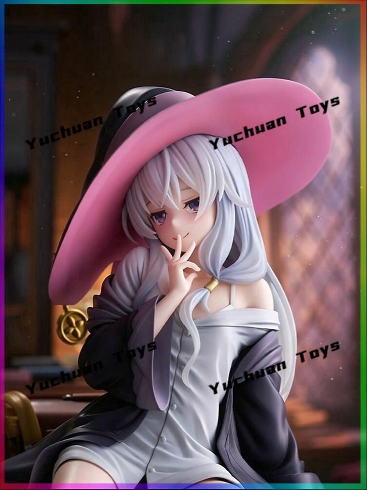 Фигурка из аниме Wandering Witch: The Journey of Elaina/Elaina, настольная декорация, коллекционная статуэтка, креативный подаро аниме статуэтка коллекционная фигурка декоративный подарок