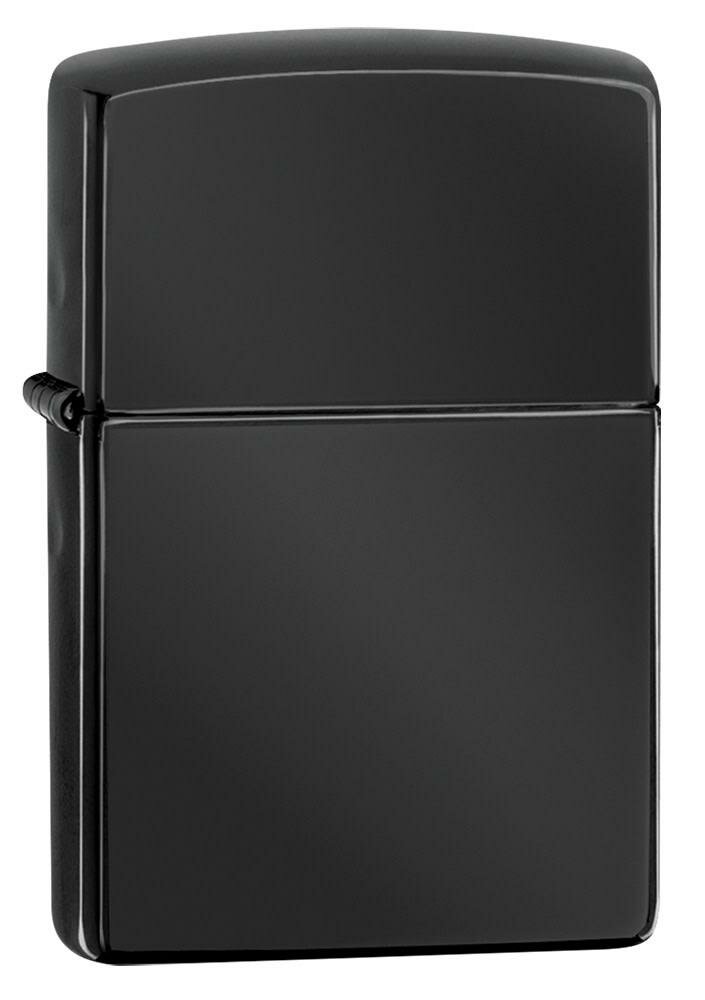 Зажигалка бензиновая Zippo Classic High Polish Black (24756-000003), пустая