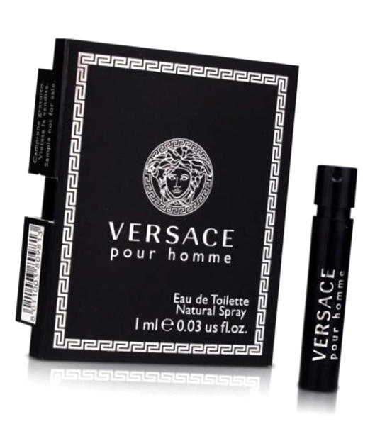 Яркий аромат Версаче Версаче Пур Ом миниатюра 1 / Туалетная вода Versace Versace Pour Homme пробник / Сэмпл парфюма