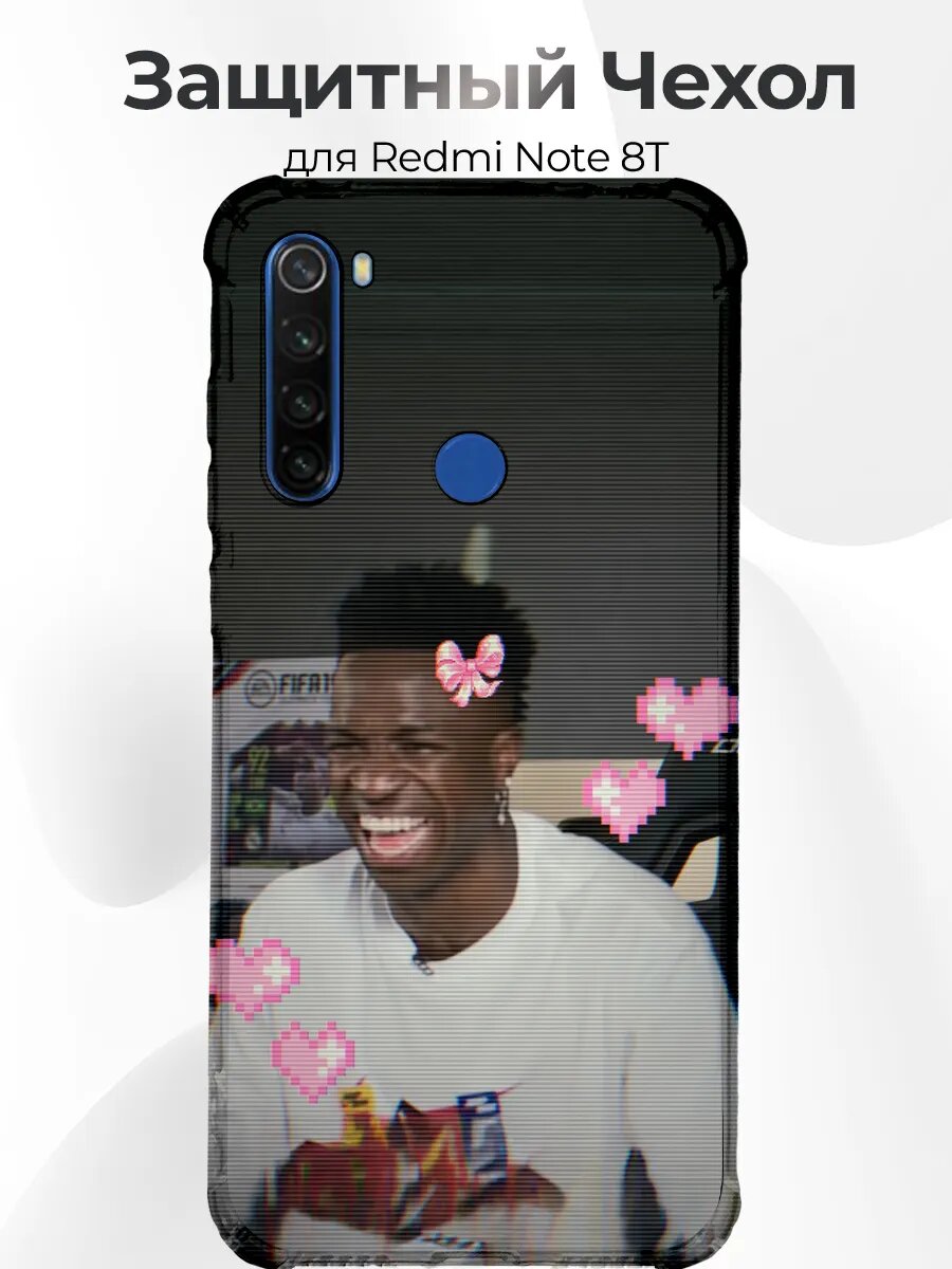 Чехол на Redmi Note 8T Vinicius retro улыбка