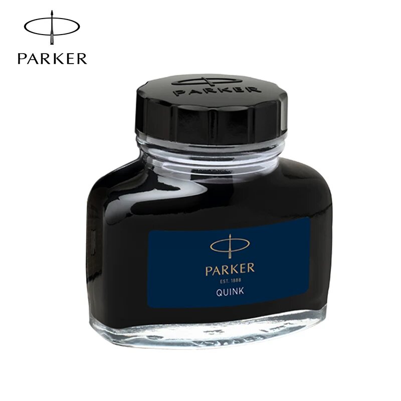 Профессиональная ручка Parker с быстросохнущими непигментными сине-черными чернилами для студентов и взрослых