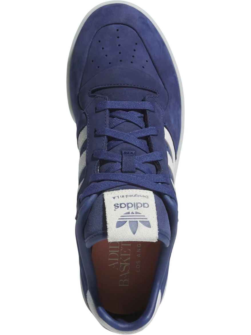 Кеды adidas Rivalry Lux Low, полнота F (EU)/ на среднюю стопу, размер 10,5 UK, синий — фото 1