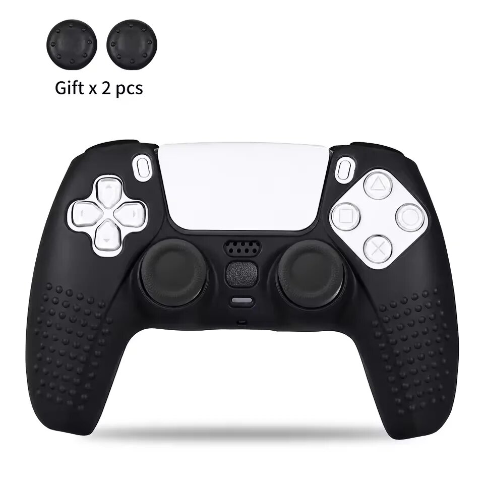 Чехол для контроллера PS5, белый/черный