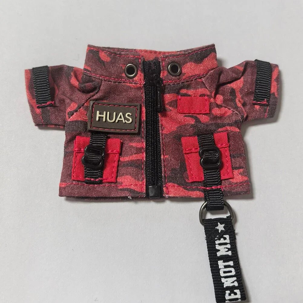 Камуфляжный костюм для куклы Лабу 15/17 см Красный, 4