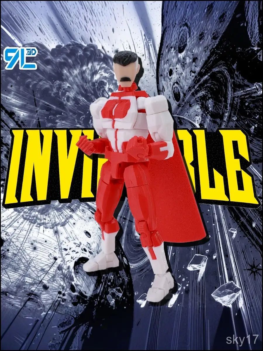 9L3D Фигурка Омни-Мен из Неуязвимого (Omni-Man) Invincible, Titan 13, Lucky Dummy 13, 3D-печатная подвижная модель, подарок для фанатов аниме, подарок