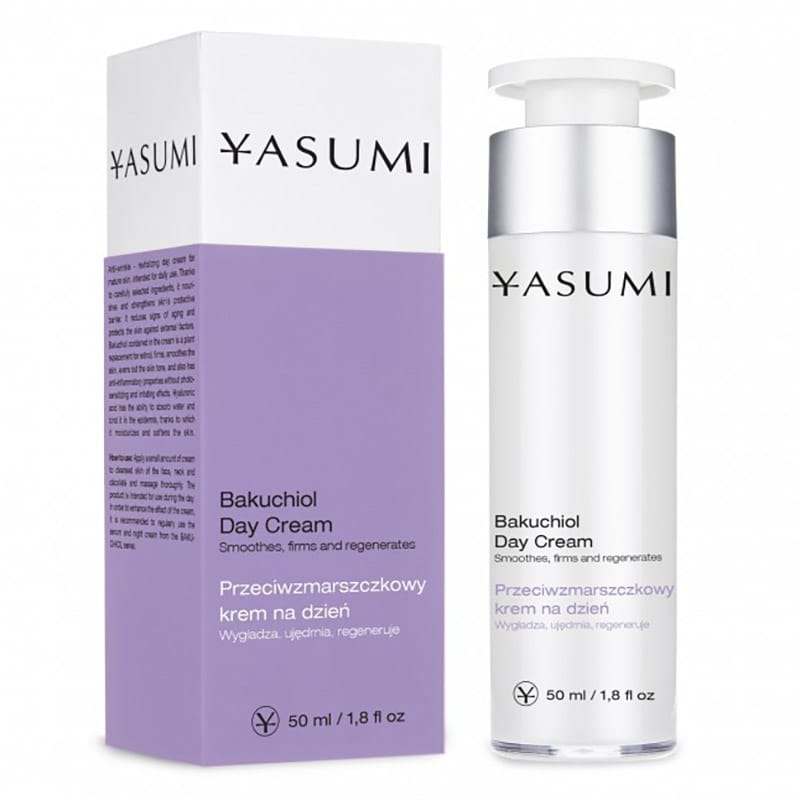 Крем для ухода за кожей Yasumi Bakuchiol Day Cream Антивозрастной дневной крем BAKUCHIOL 50 мл