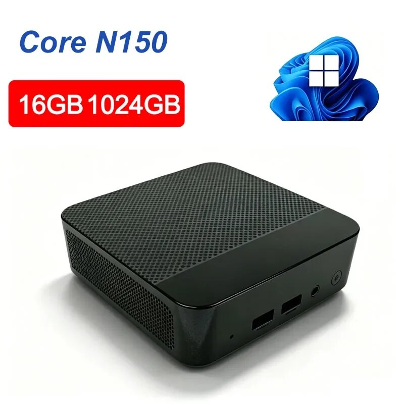 Мини-ПК Intel N150 для игр 16GB 1024GB