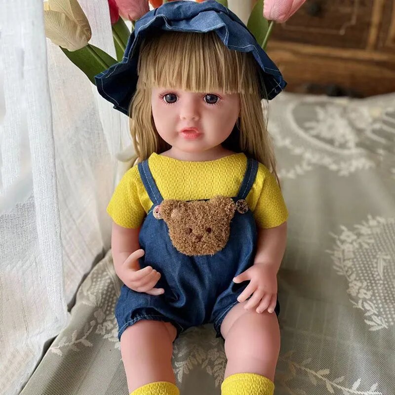 Кукла реборн, детская кукла,55 cm с аксессуарами