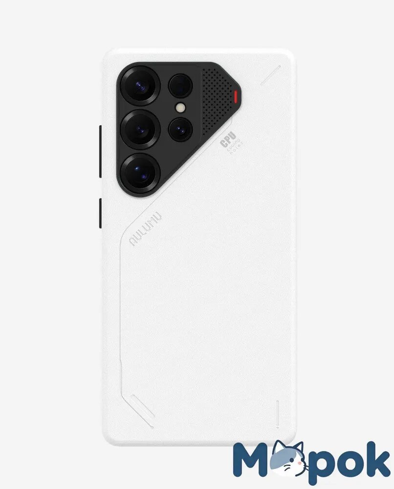 Чехол Aulumu S25 из веганской кожи для Samsung Galaxy S25 Ultra, белый