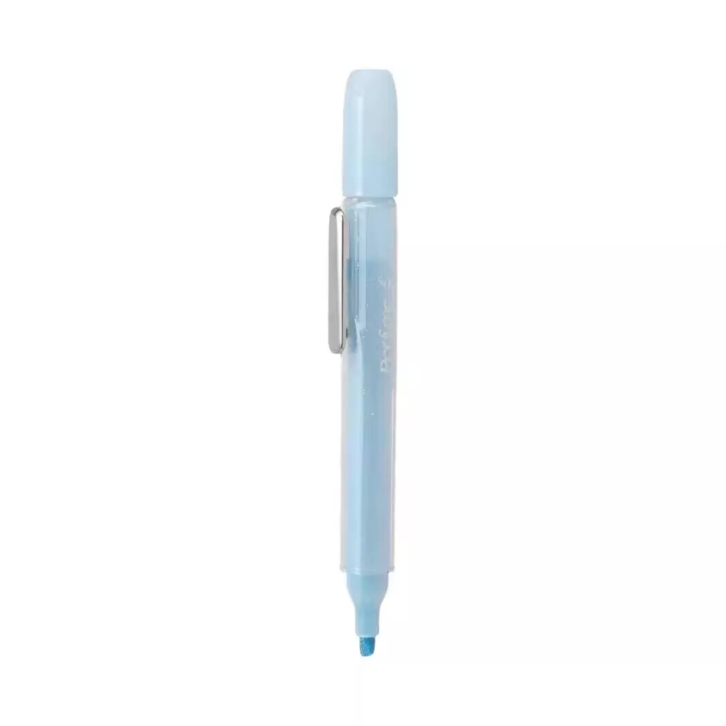 MINISO Secret Silver Series Fine Glitter Perfume Highlighter Pen with Slant Tip Fragrance Color Синий колокольчик*3