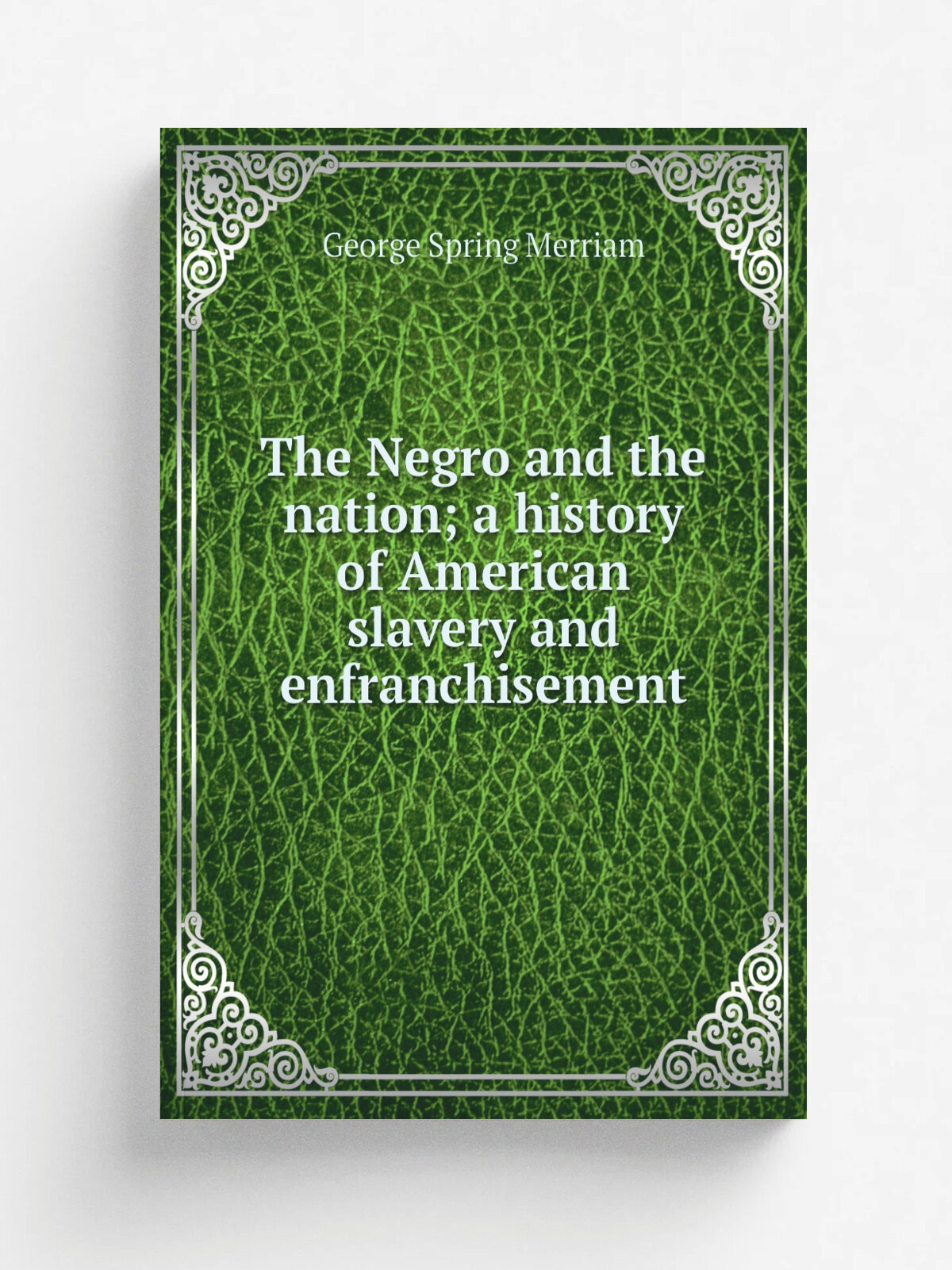 The Negro and the nation; a history of American slavery and enfranchisement