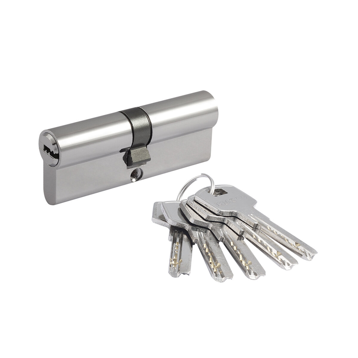 Цилиндровый механизм Нора-М STD AL ЛП-80 (40-40), ключ/ключ, хром