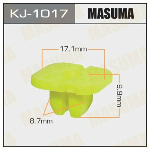 Зажим, молдинг / защитная накладка Masuma KJ1017 для Honda Civic VII, CR-V I