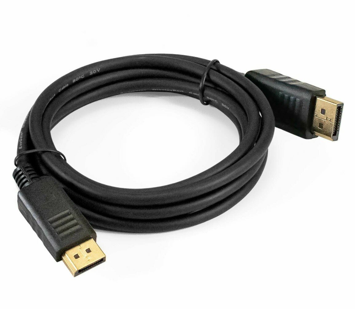 Кабель DisplayPort ExeGate EX-CC-DP-2.0 (20M/20M, 2м, v1.2) EX294679RUS
