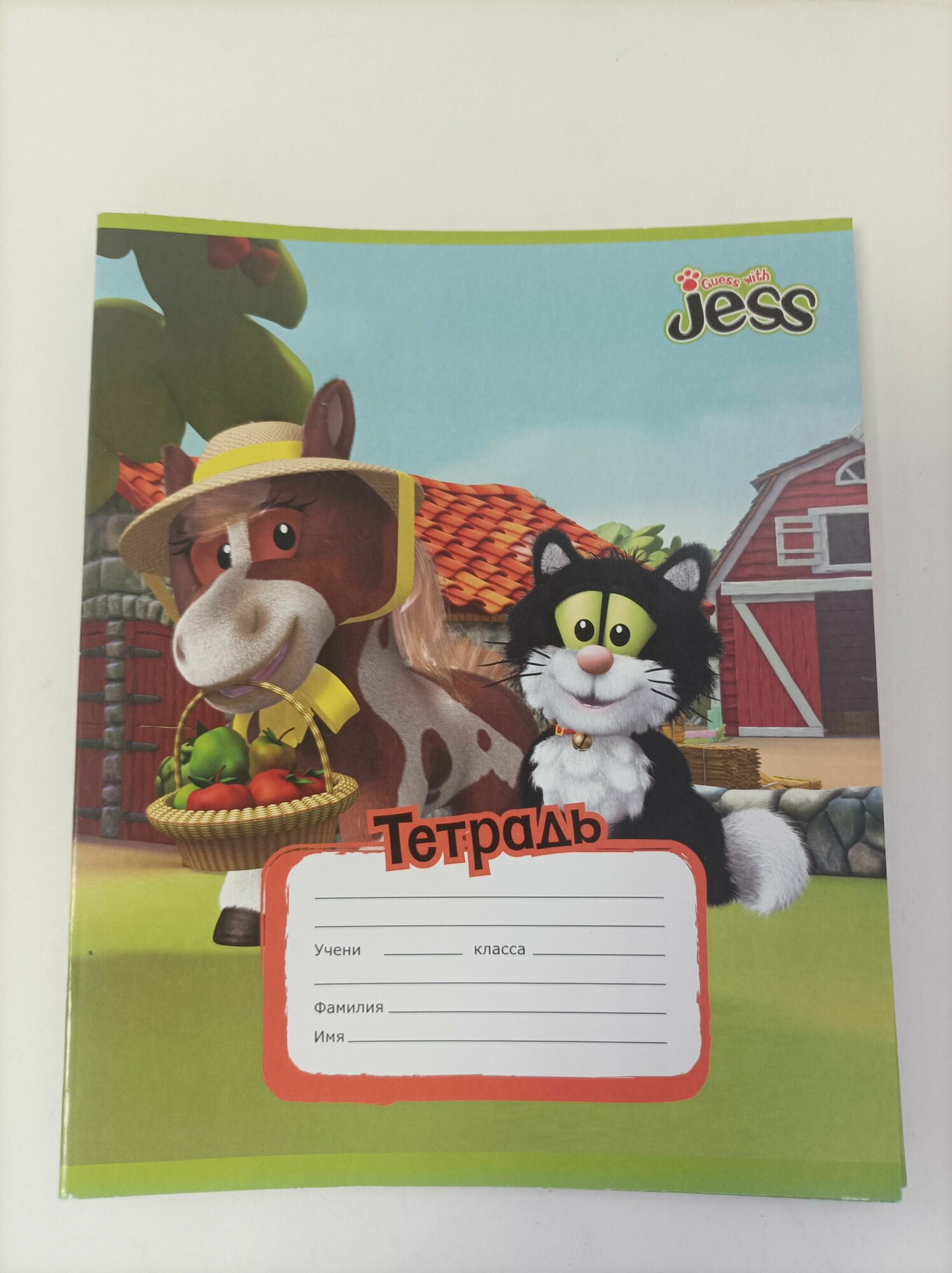 Тетрадь Jess, 12л. линия 5шт.