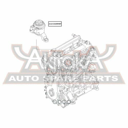 Опора двигателя Asva 2112-CA20RHMT для Ford Galaxy (2006-2015), Ford Mondeo (2007-2015), Ford S-MAX (2006-2014)