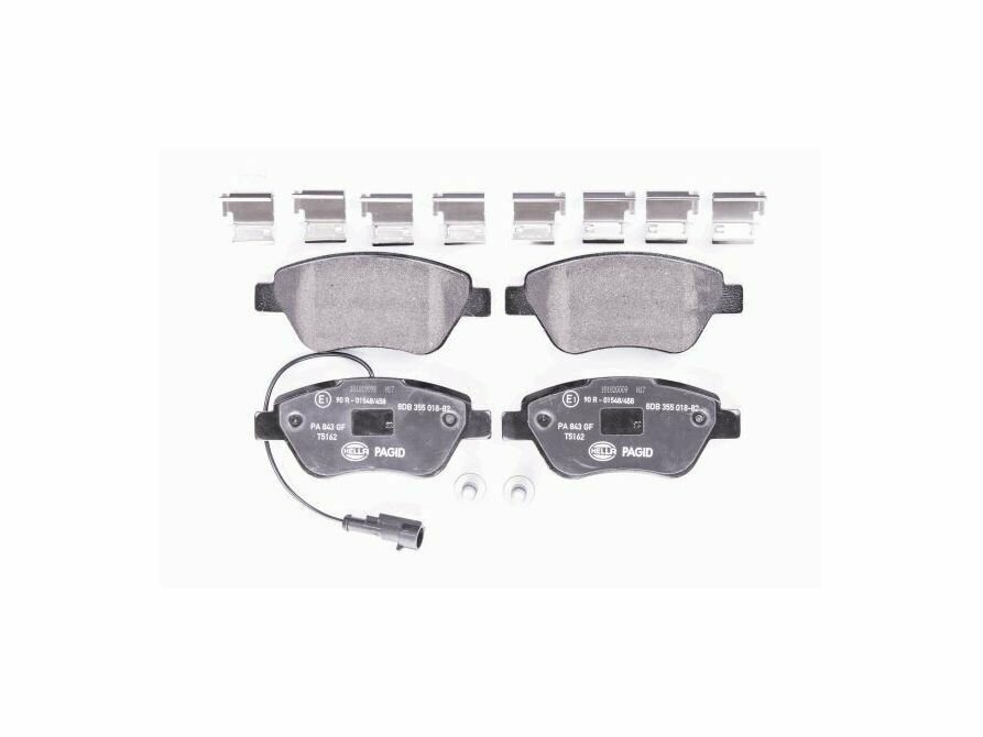 HELLA 8DB355018821 колодки тормозные дисковые