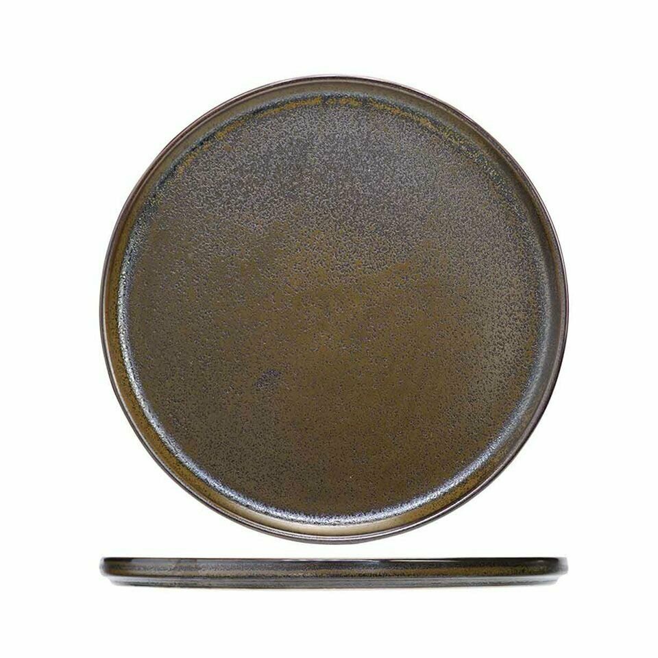 Тарелка ROOMERS TABLEWARE Yucatan, 27,5 см, каменная керамика, цвет коричневый (3519028)
