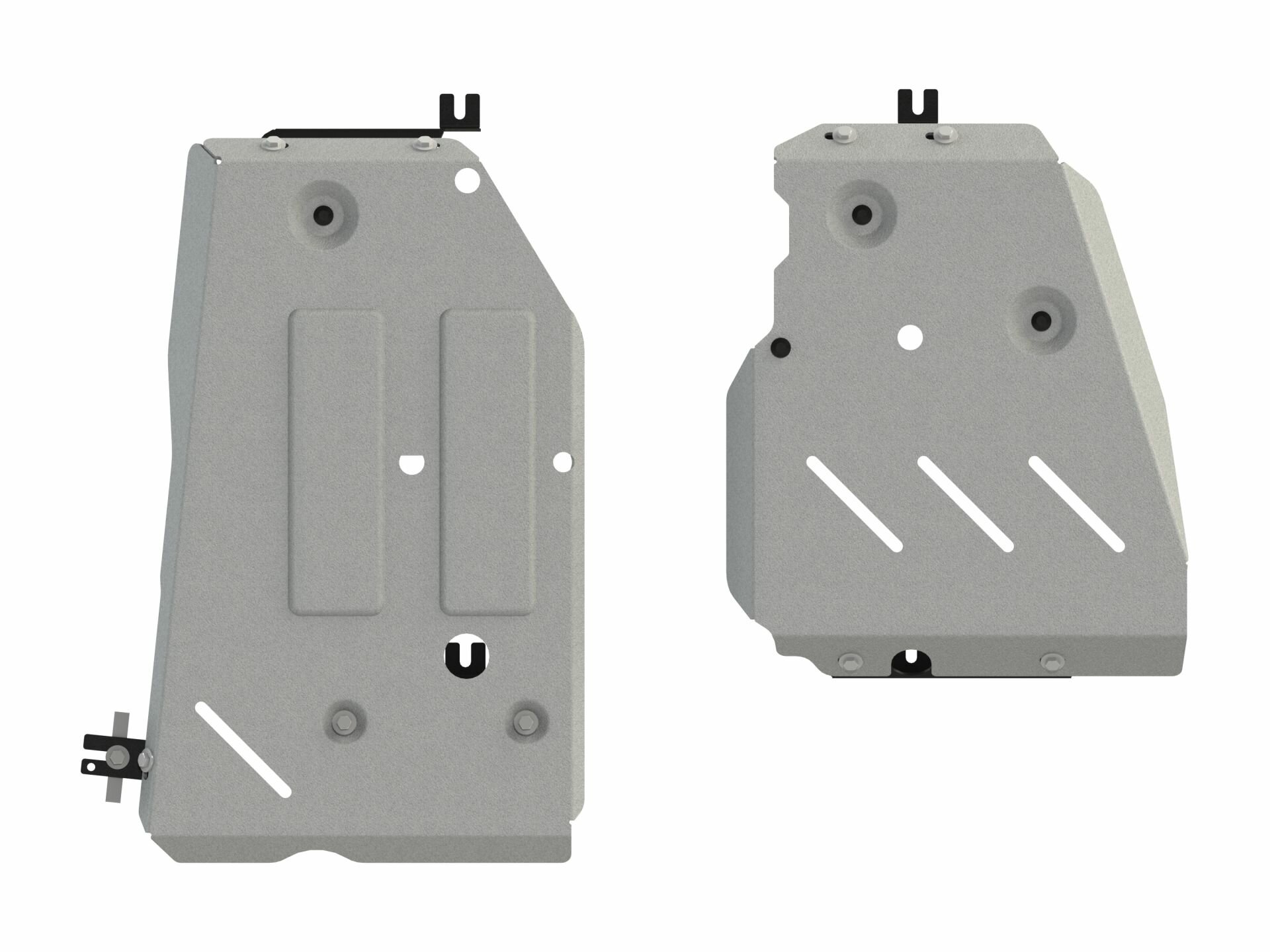 Защита для топл. бака GEELY Monjaro GEELY Monjaro 2023 2,0ATFullWD Универсальный штамп Алюминий 4 мм АРТ. 5412