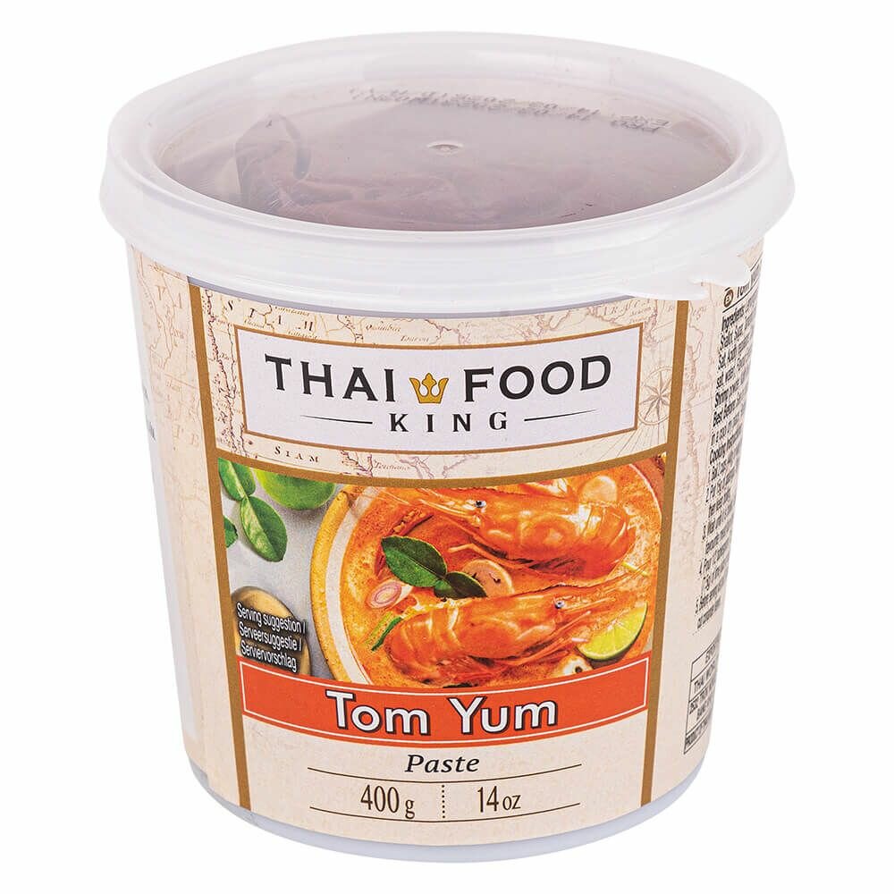 Tom Yum Paste, Thai Food King (паста ТОМ ЯМ, Тай Фуд Кинг), 400 г.