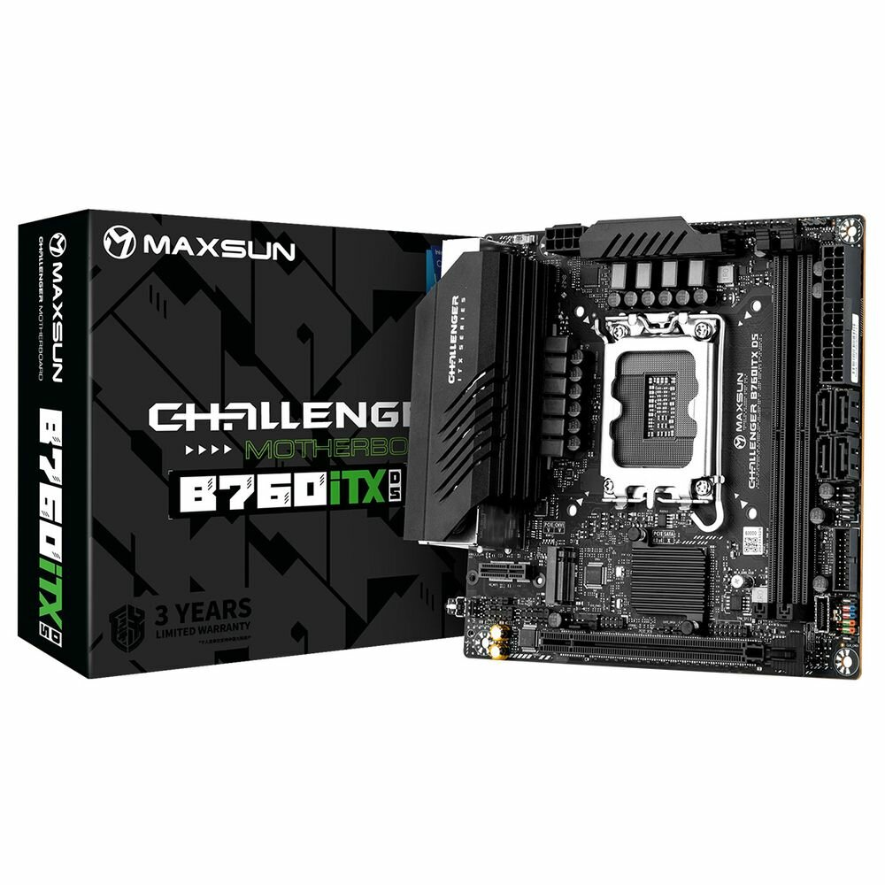 Материнская плата Maxsun Challenger B760ITX D5
