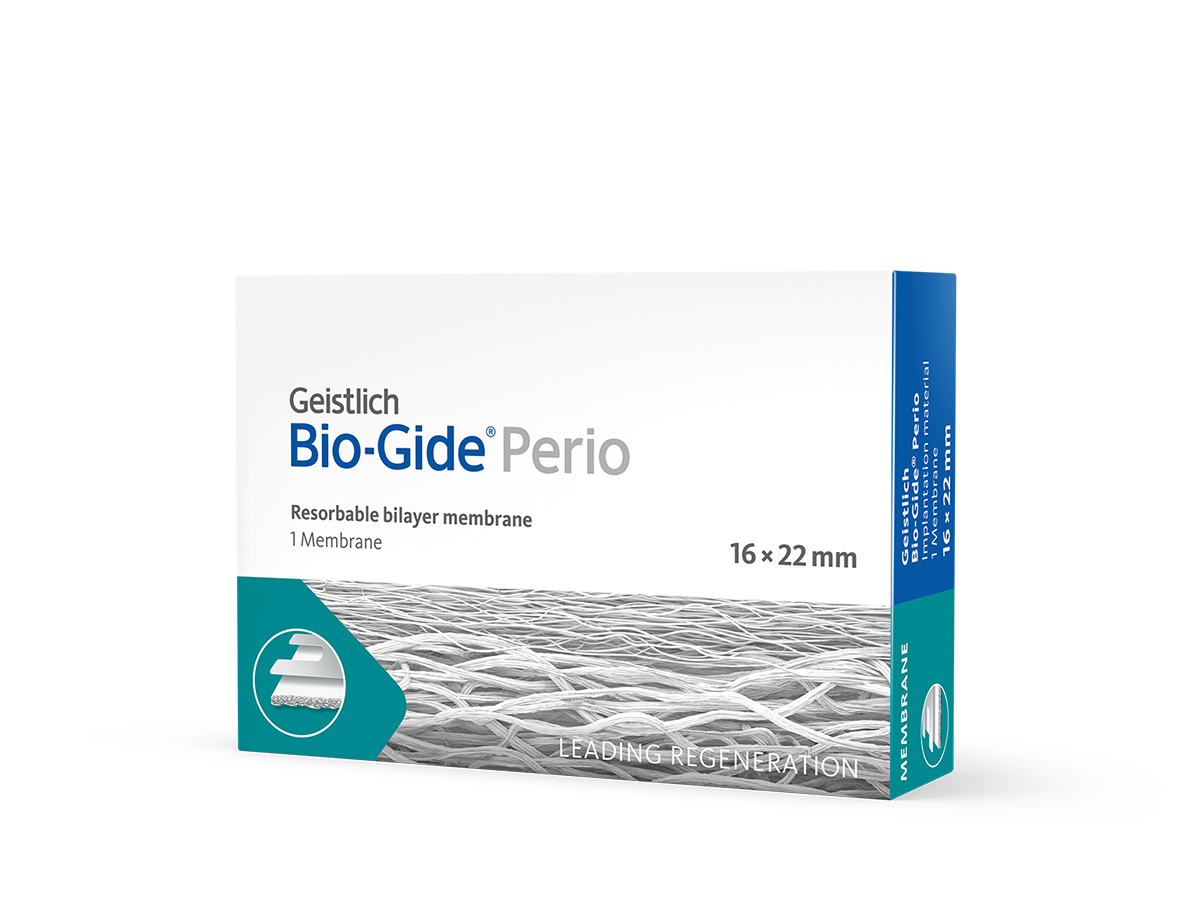 Bio-Gide Perio 16х22 мм, резорбируемая двухстойная барьерная мембрана, арт: 30902.3