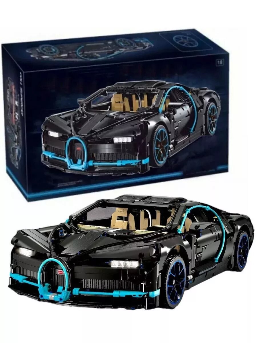 Конструктор Бугатти Bugatti Chiron 3619 деталей