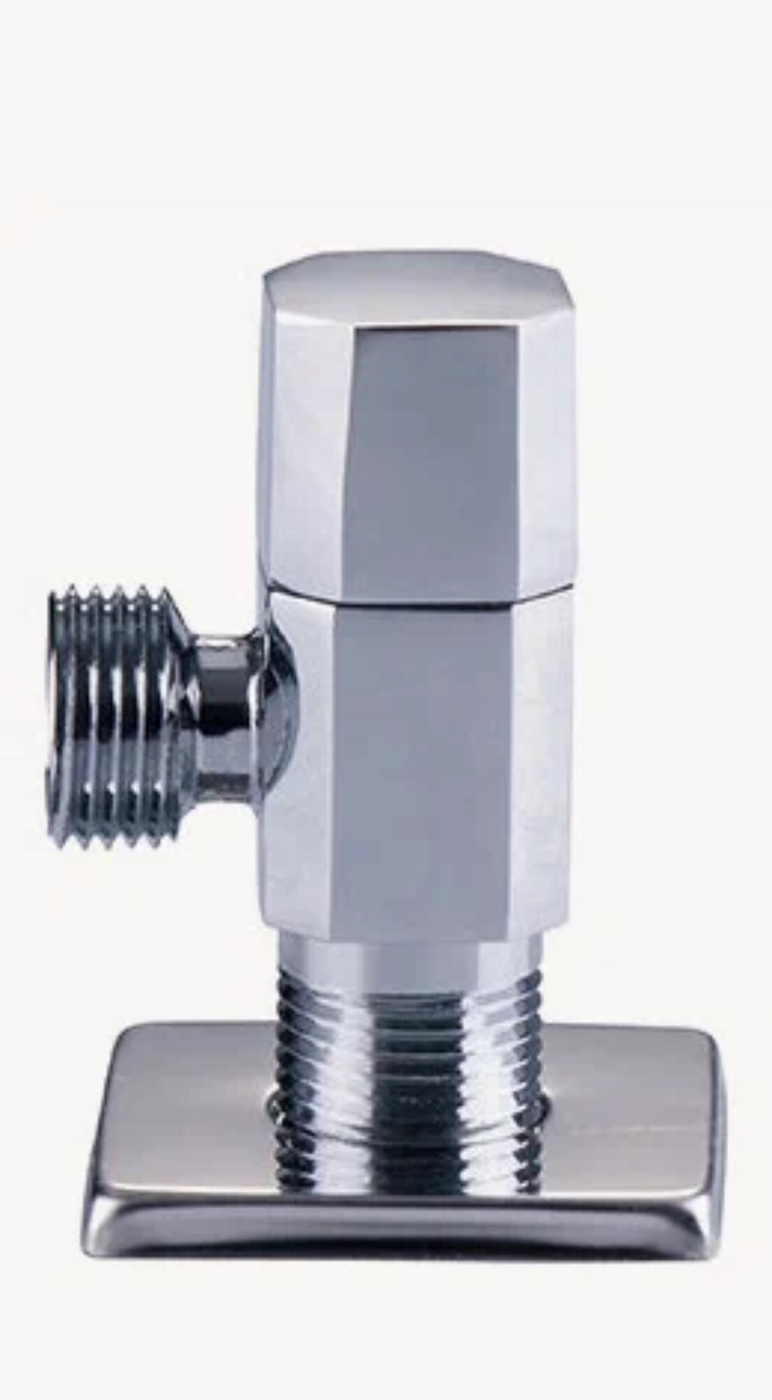 Кран угловой с отражателем 1/2” x 3/4” ViEiR VER39 , цвет - хром