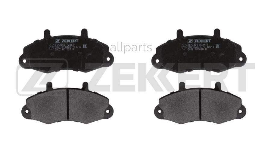 ZEKKERT BS-2866 Колодки торм. диск. передн. Ford Transit III-IV 85- Transit Tourneo 94-