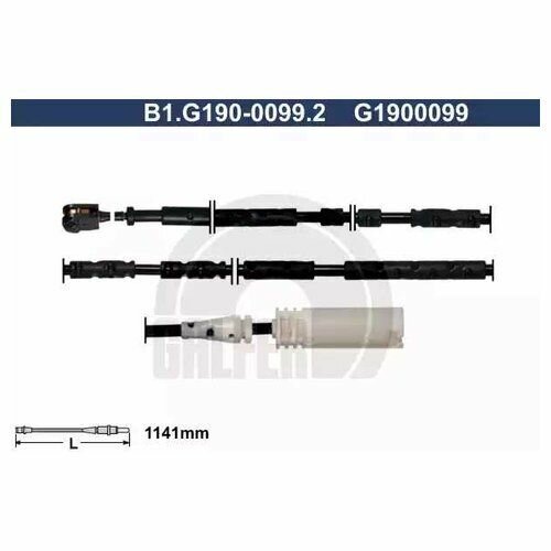 Датчик износа тормозных колодок Galfer B1G19000992 для BMW X1 E84