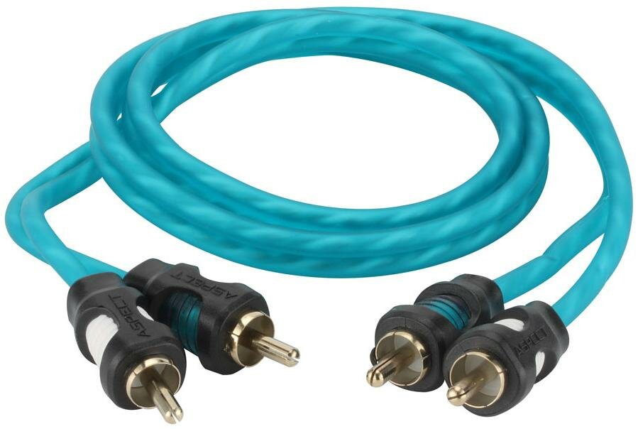 Кабель межблочный Aspect RCA-CL2.07, Cyan Line