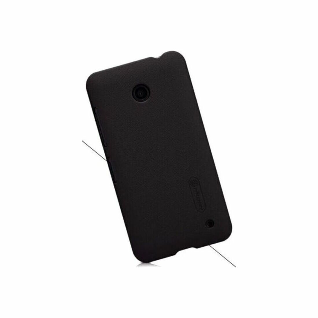 Пластиковый чехол для Nokia 6 черный (Nillkin)