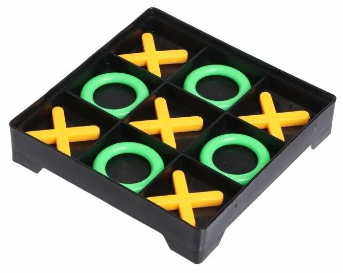 Игра настольная Котик "Крестики-Нолики", развивающая, пластик, от 5 лет