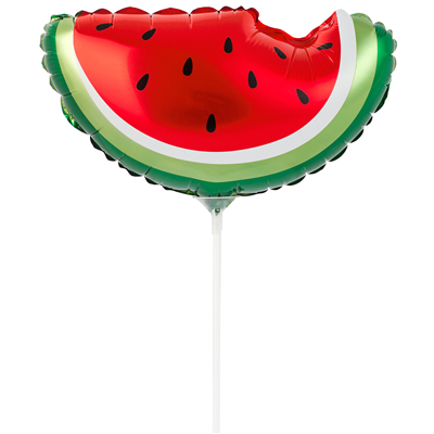 Шар фольгированный ненадутый К М/фигура (минифигура) Арбуз долька