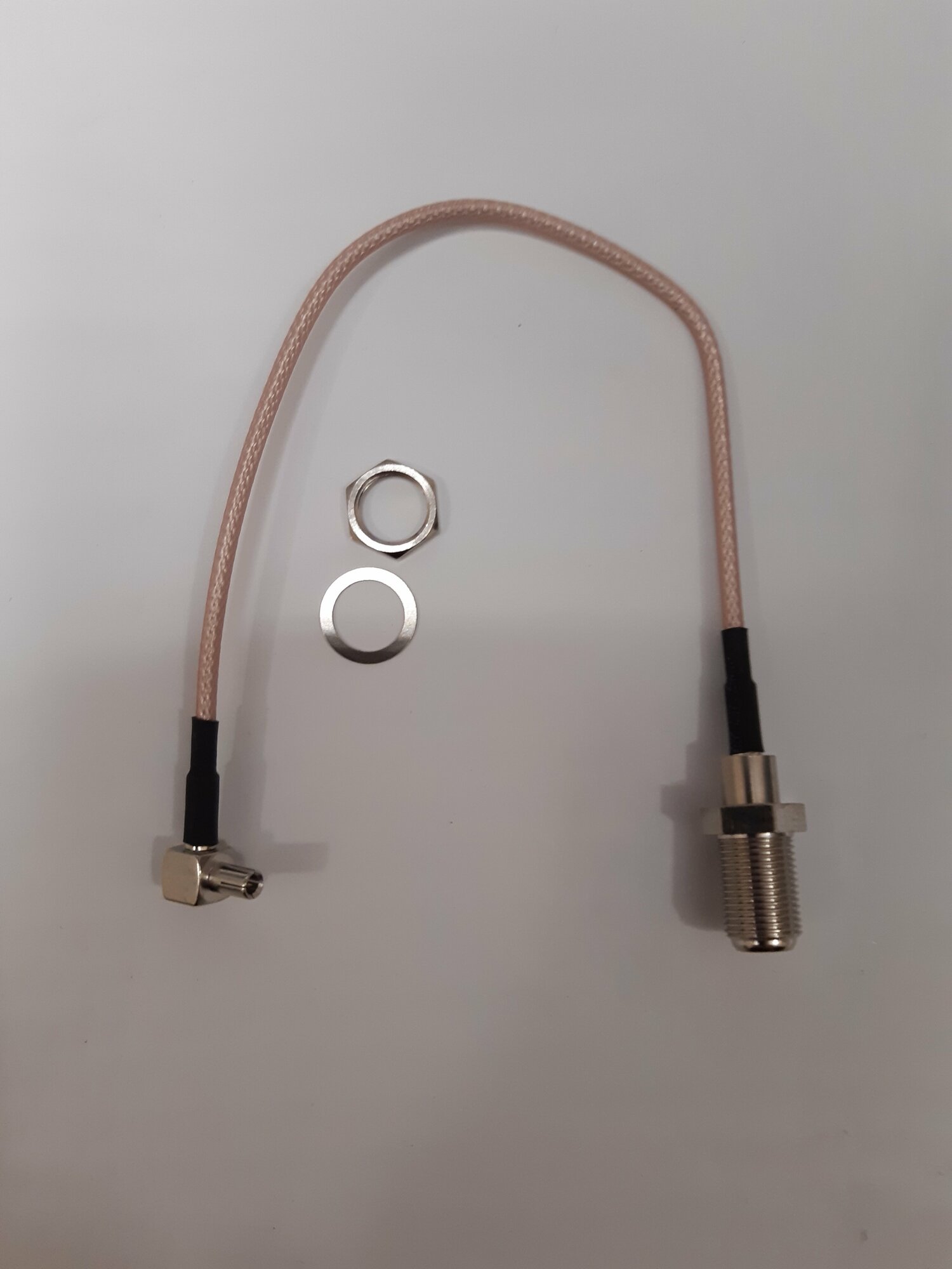 Пигтейл F-мама - TS9 угловой 15 см.