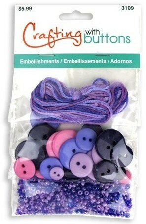 Набор - свободный стиль Blumenthal Lansing #470003109 Набор для творчества Embellishments Purple