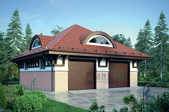 Проект дома Plans-73-34 (65 кв. м, кирпич)