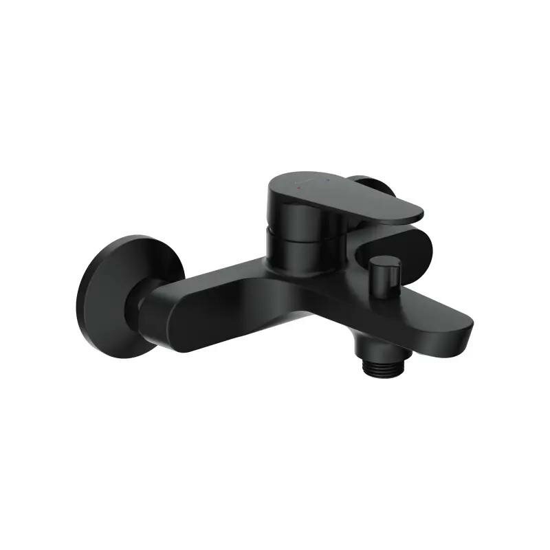 Смеситель для ванны Cersanit Lara однорычажный цвет черный матовый